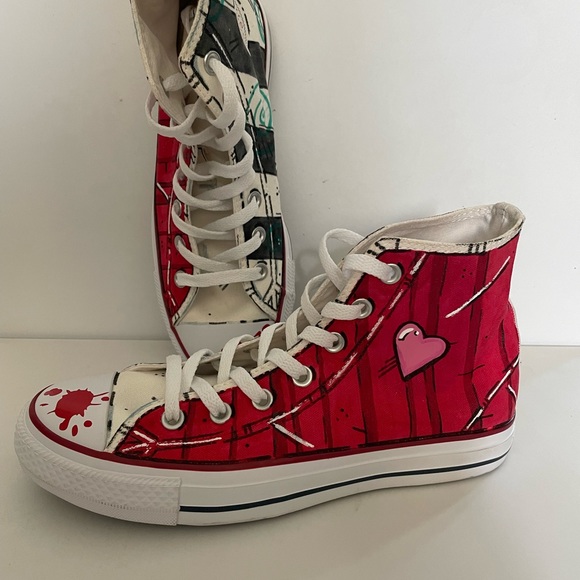 Converse | Shoes | Borderlands Mad Moxxi Inspired Canvas Converse All ...
